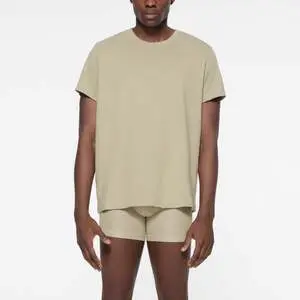 SKIMS Mens Classic T Shirt | Black | 5x | Cotton Phosphorus