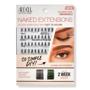 ARDELL Naked Extensions Kit, Combo Individual Lashes - One-color
