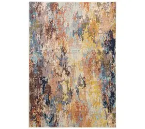 ORIENTAL WEAVERS Linden Place Multicolor Pastel Abstract Modern 5'3x7'6 Rug - One-color