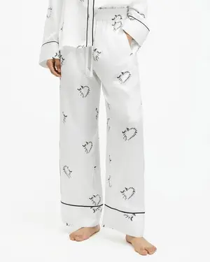 ALLSAINTS Sofi Silk Blend Escalera Pyjama Pants