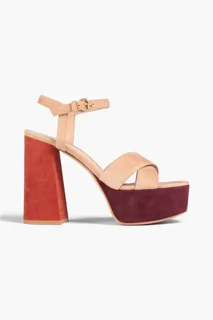 Blush Suede Sandals
