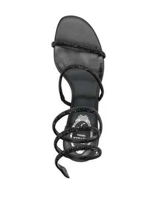Rene Caovilla Cleo Embellished Sandals - Black