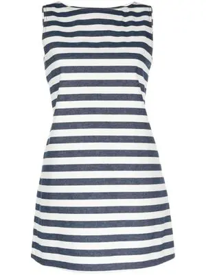 KIMHEKIM Sleeveless Striped Dress - Blue