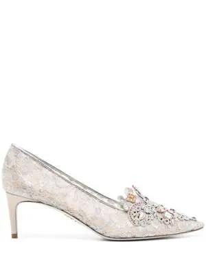 Rene Caovilla Cinderella Embellished Pumps