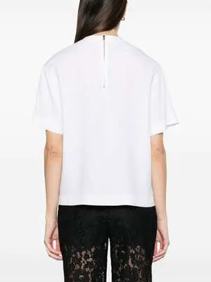 Moschino Painting-print Crepe Blouse
