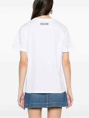 Moschino Text-print Organic Cotton T-shirt