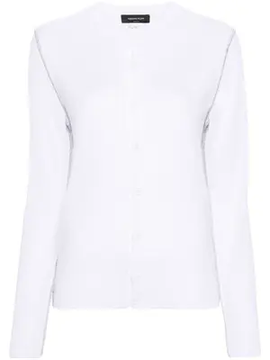Fabiana Filippi Exposed-seam Fine Wool Cardigan