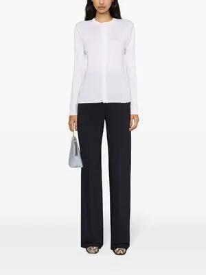 Fabiana Filippi Exposed-seam Fine Wool Cardigan