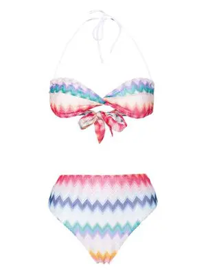 Missoni Zigzag Bandeau Bikini Set