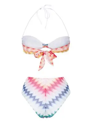 Missoni Zigzag Bandeau Bikini Set