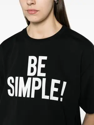 Moschino Slogan-print Organic-cotton T-shirt