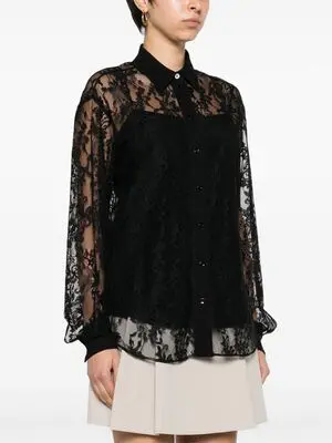 Moschino Floral Lace Button-up Shirt