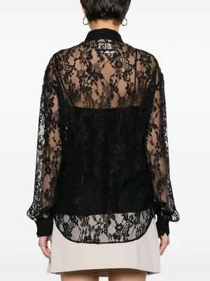Moschino Floral Lace Button-up Shirt