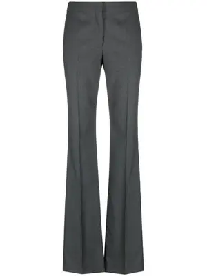 Moschino Straight Virgin Wool Tailored Trousers