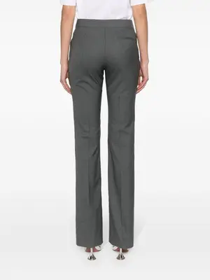 Moschino Straight Virgin Wool Tailored Trousers