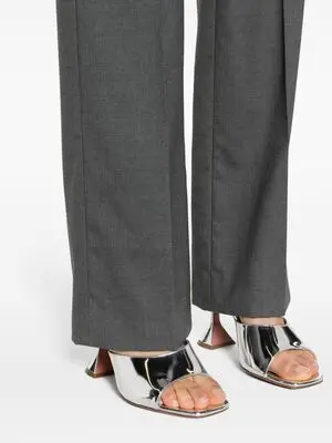 Moschino Straight Virgin Wool Tailored Trousers