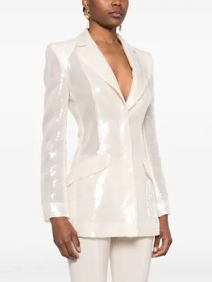 Alberta Ferretti Sequin Blazer