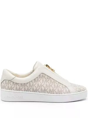 Michael Kors Keaton Logo-print Sneakers - Neutrals