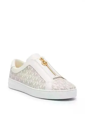 Michael Kors Keaton Logo-print Sneakers - Neutrals