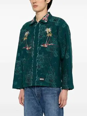 NEIGHBORHOOD Souvenir Jacquard Shirt Jacket - Green