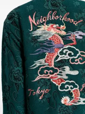 NEIGHBORHOOD Souvenir Jacquard Shirt Jacket - Green
