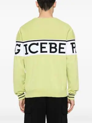 Iceberg Jacquard-logo Cotton Sweatshirt