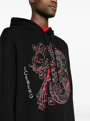 Iceberg Embroidered Hoodie