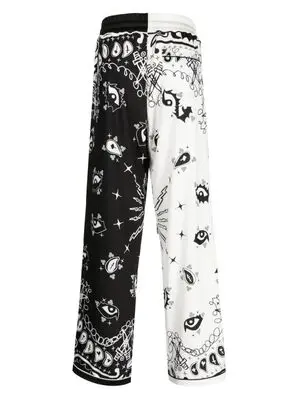 HACULLA. Paisley-print Straight-leg Trousers