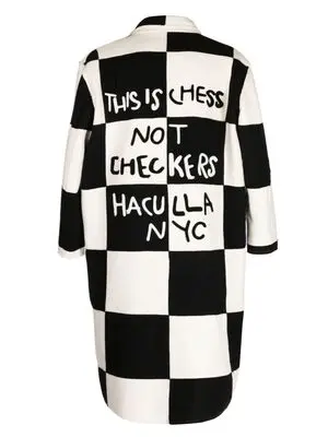 HACULLA. Check-pattern Wool Coat
