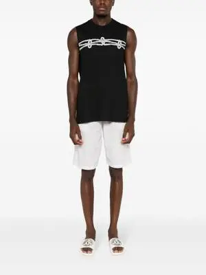 AMIR SLAMA Animal-jacquard Bermuda Shorts