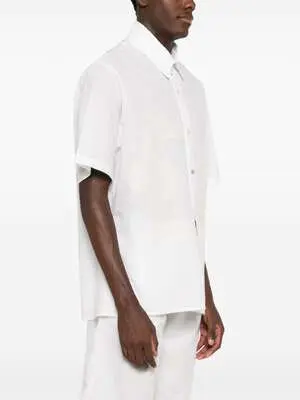 AMIR SLAMA Embroidered Short-sleeve Shirt