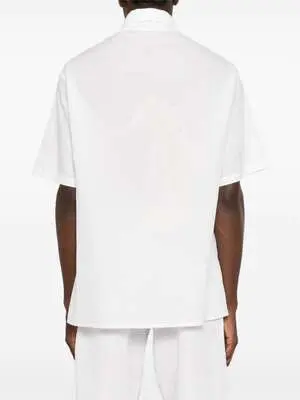 AMIR SLAMA Embroidered Short-sleeve Shirt