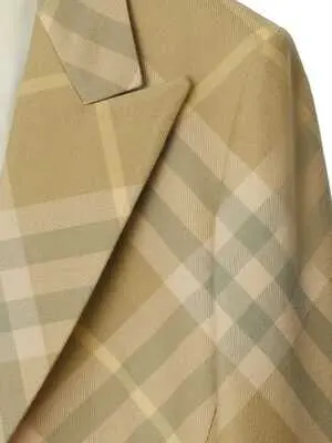 Burberry Checked Tailored Blazer
