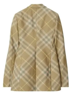 Burberry Checked Tailored Blazer