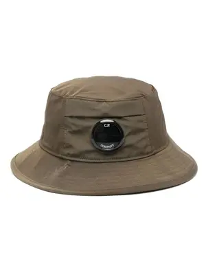 C.P. COMPANY Chrome-r Lens Bucket Hat - Green