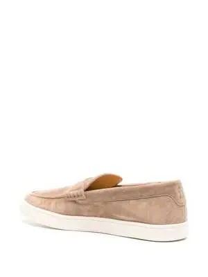Brunello Cucinelli Suede Penny Loafers