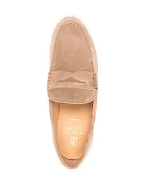 Brunello Cucinelli Suede Penny Loafers