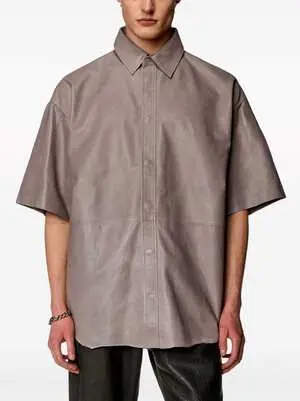 DIESEL® S-emin-lth Leather Shirt