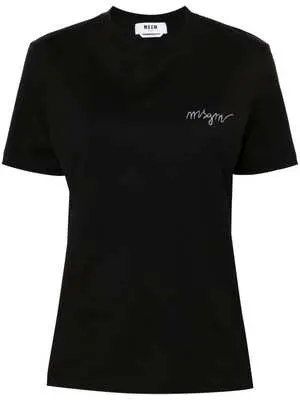 Msgm Textured T-shirts For Women
