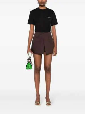 MSGM Logo-embroidered T-shirt