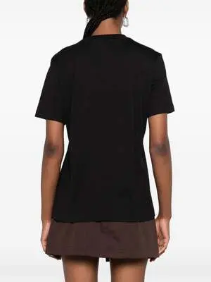 MSGM Logo-embroidered T-shirt
