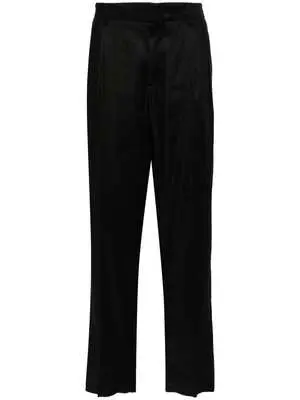 LARDINI Tapered-leg Twill Trousers
