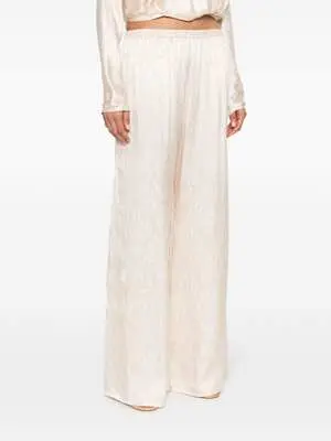 FORTE_FORTE Check-pattern Palazzo Pants