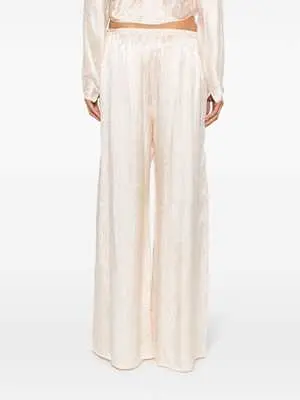 FORTE_FORTE Check-pattern Palazzo Pants