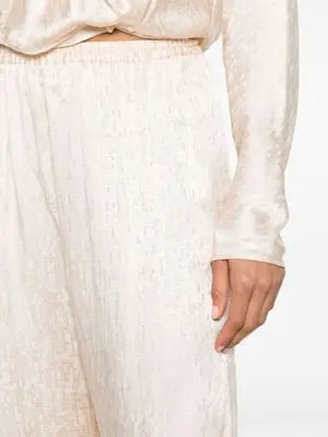 FORTE_FORTE Check-pattern Palazzo Pants