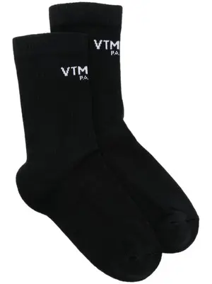 VTMNTS Intarsia-knit Logo Socks