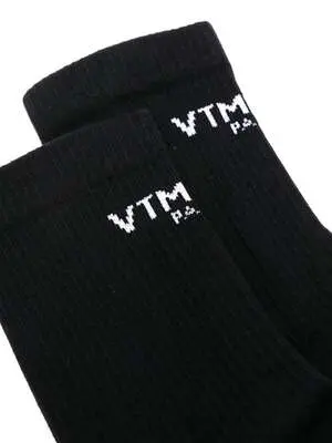 VTMNTS Intarsia-knit Logo Socks