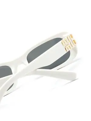 Miu Miu Glimpse Rectangle-frame Sunglasses