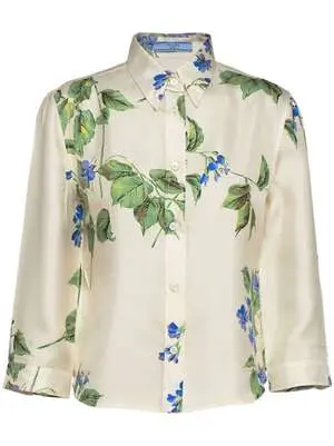 Floral Print Silk