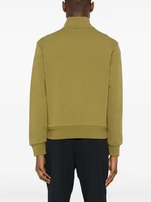 Moncler Appliqué-logo Cotton Sweatshirt - Green